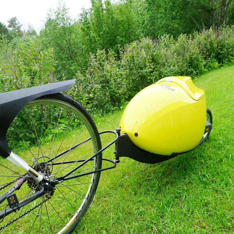 Remorque pour le voyage à vélo